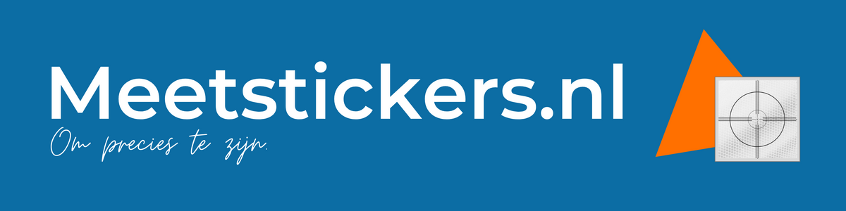 Bestel Uw Meetstickers Met Eigen Logo! – Meetstickers.nl